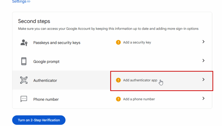 Setup Authenticator via Browser Extension – Practice Protect Support